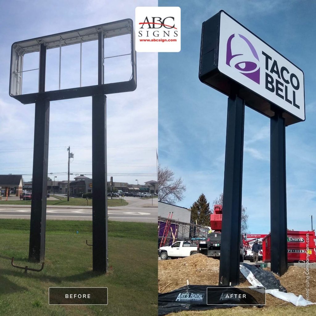 Before & After Gallery | ABC Signs in Cincinnati, OH